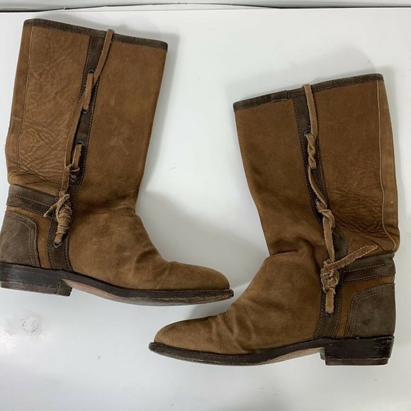El Canelo | Shoes | Vtg El Canelo Brown Leather Boots Wm Sz 65 | Poshmark